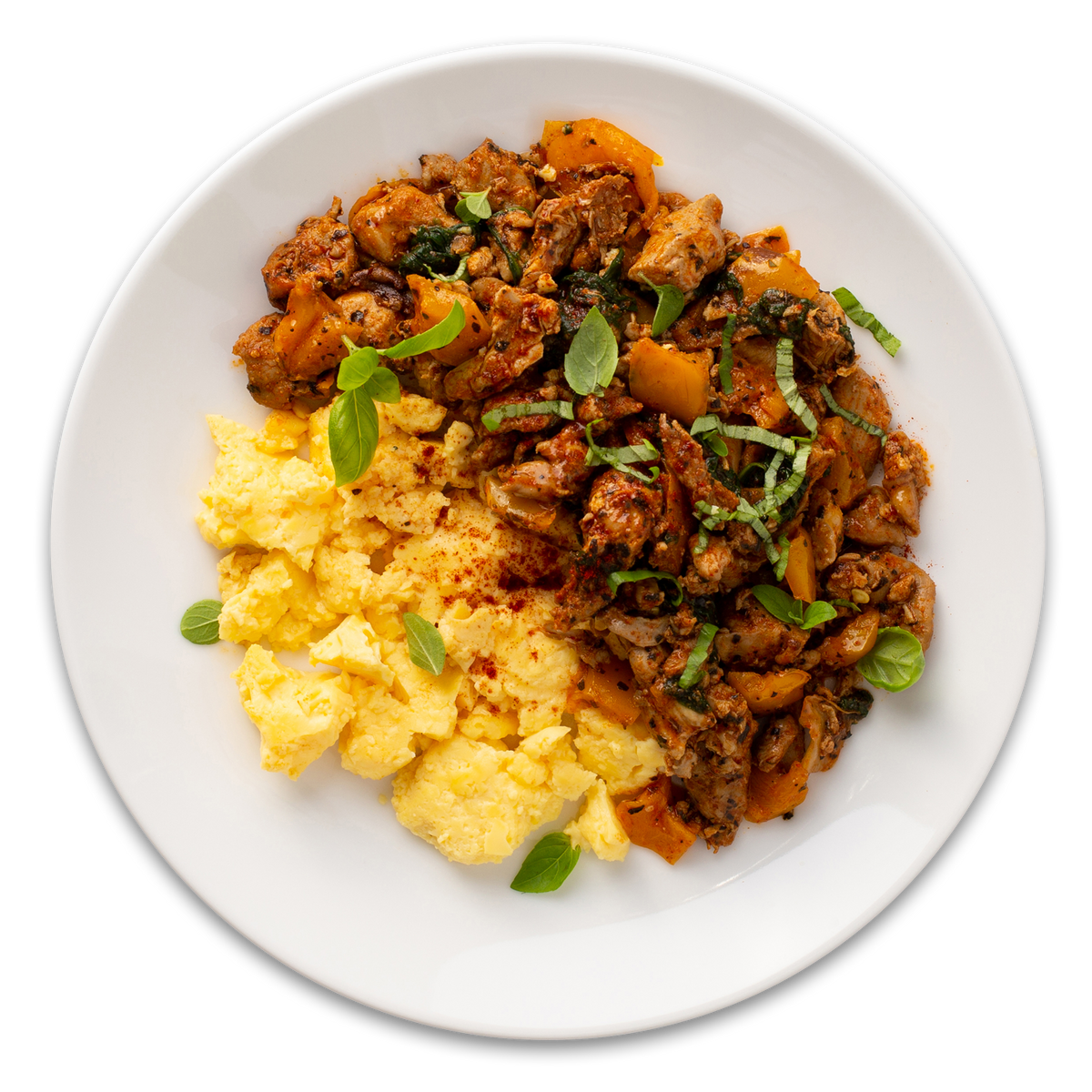 Ranchero Egg Scramble with Chicken – ModifyHealth